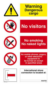 Deck and Engine Room Signs